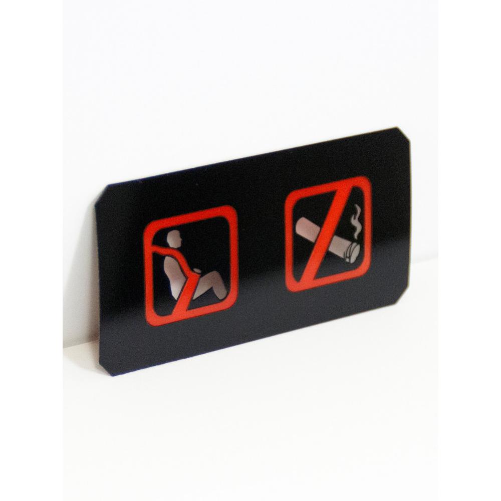 No Smoking/Fasten Seat Belt Graphic - GLAECO - Global Aeronautical ...
